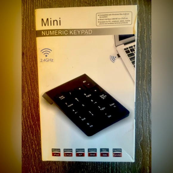 Other | Wireless Numeric Keypad Mini 24 Brand New | Poshmark